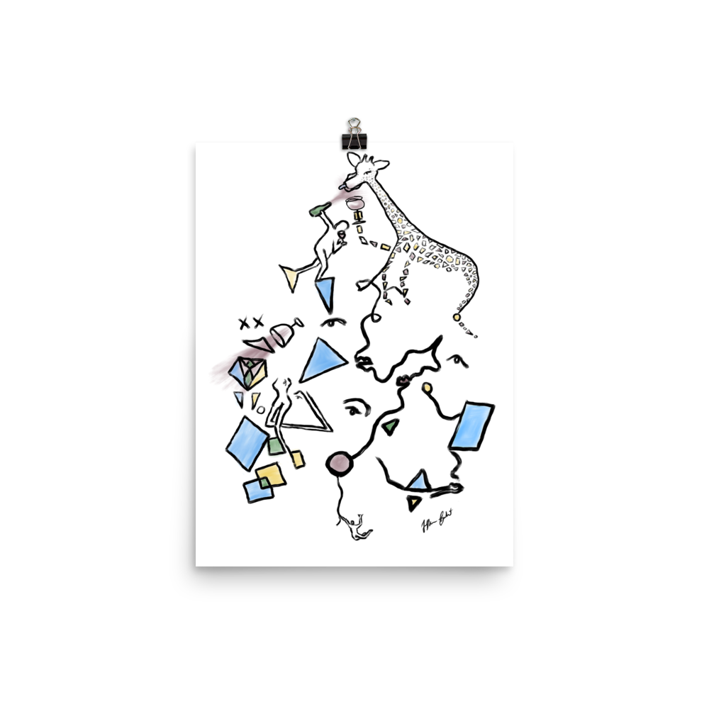 Jaja Jirafa | Art Print – Jon-Marc Art